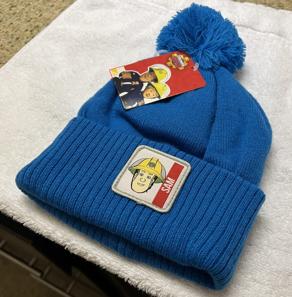 Fireman Sam Pompom Winter Beanie Knit Hat - Brands Ninja